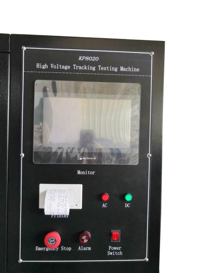 PTI 100~600V Electric Plastic Testing Equipment , High Voltage Tracking ...