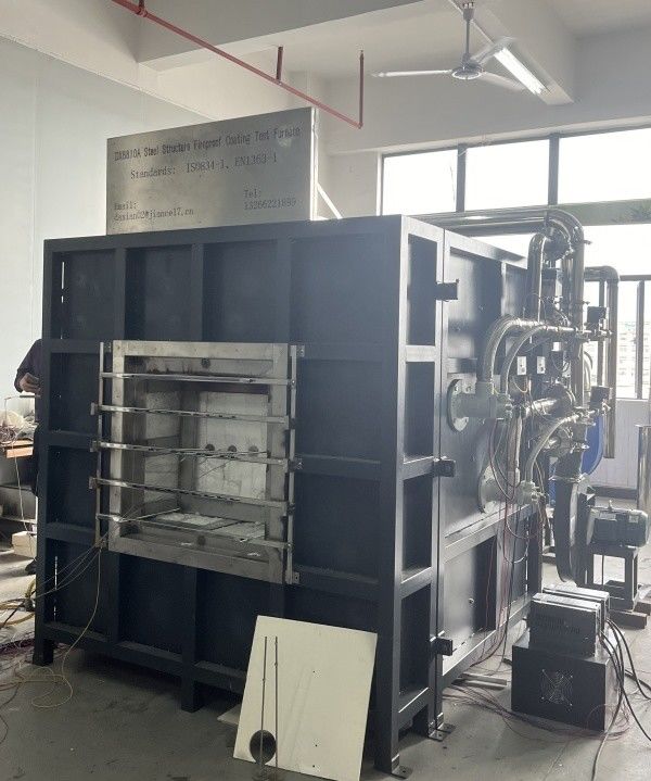 Steel Structure Fireproof Coating Testing Furnace For Fire Resistance ...