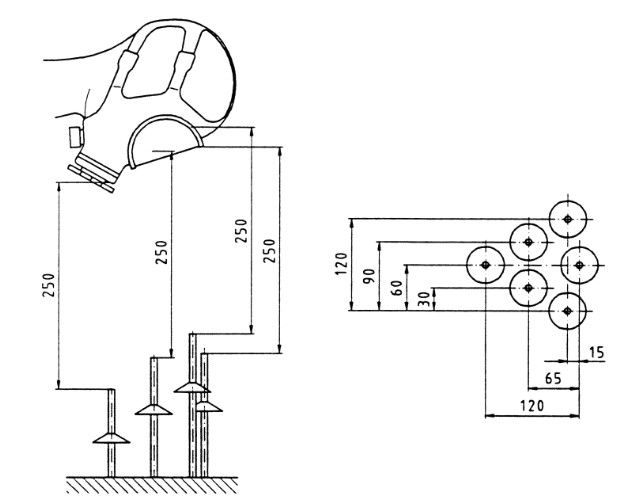 50W Mask Tester BS EN 136-1998 Second And Third Stage Burning Test Machine
