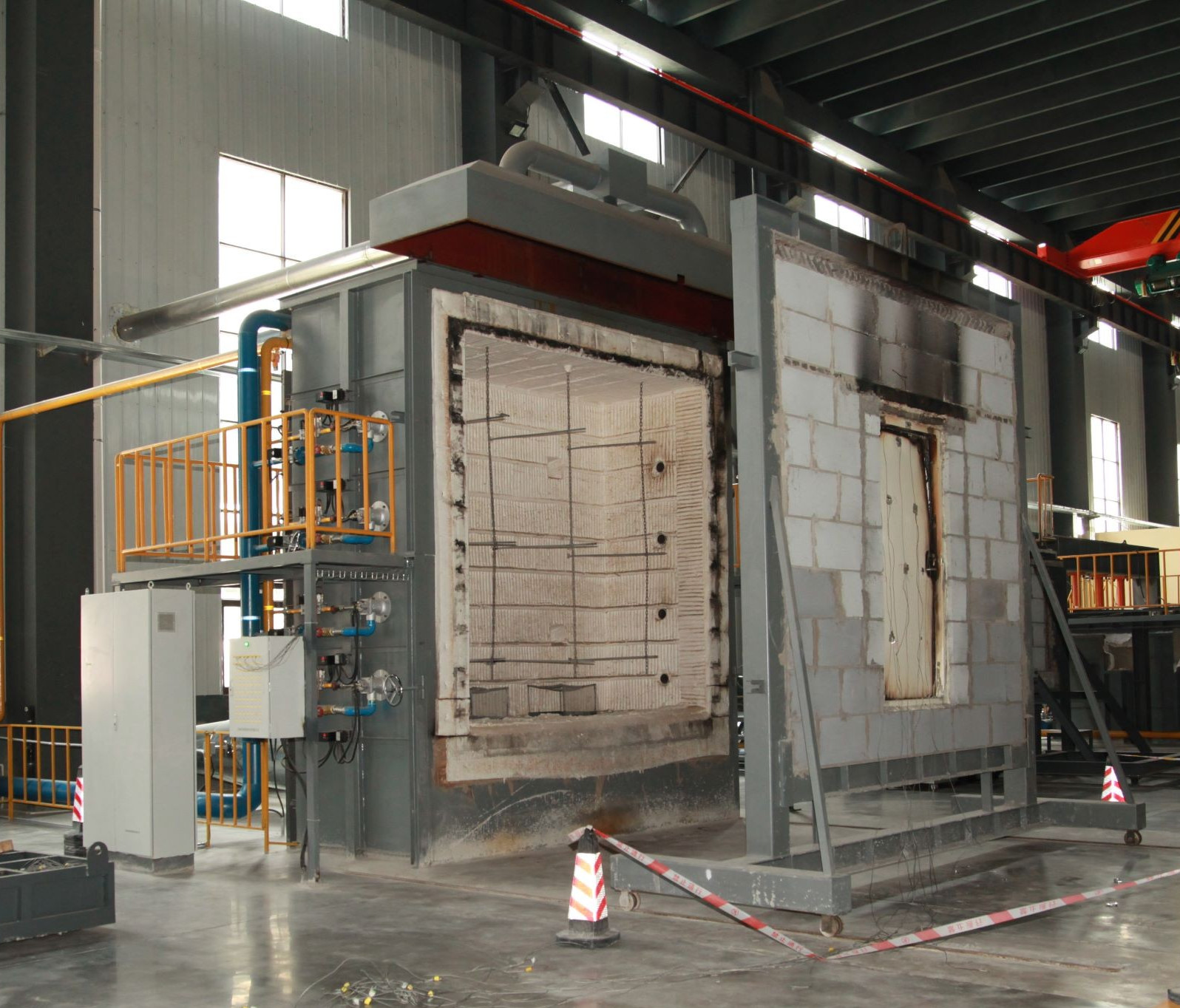 Building Component Fire Resistance Test Vertical Furnace And Horizontal ...
