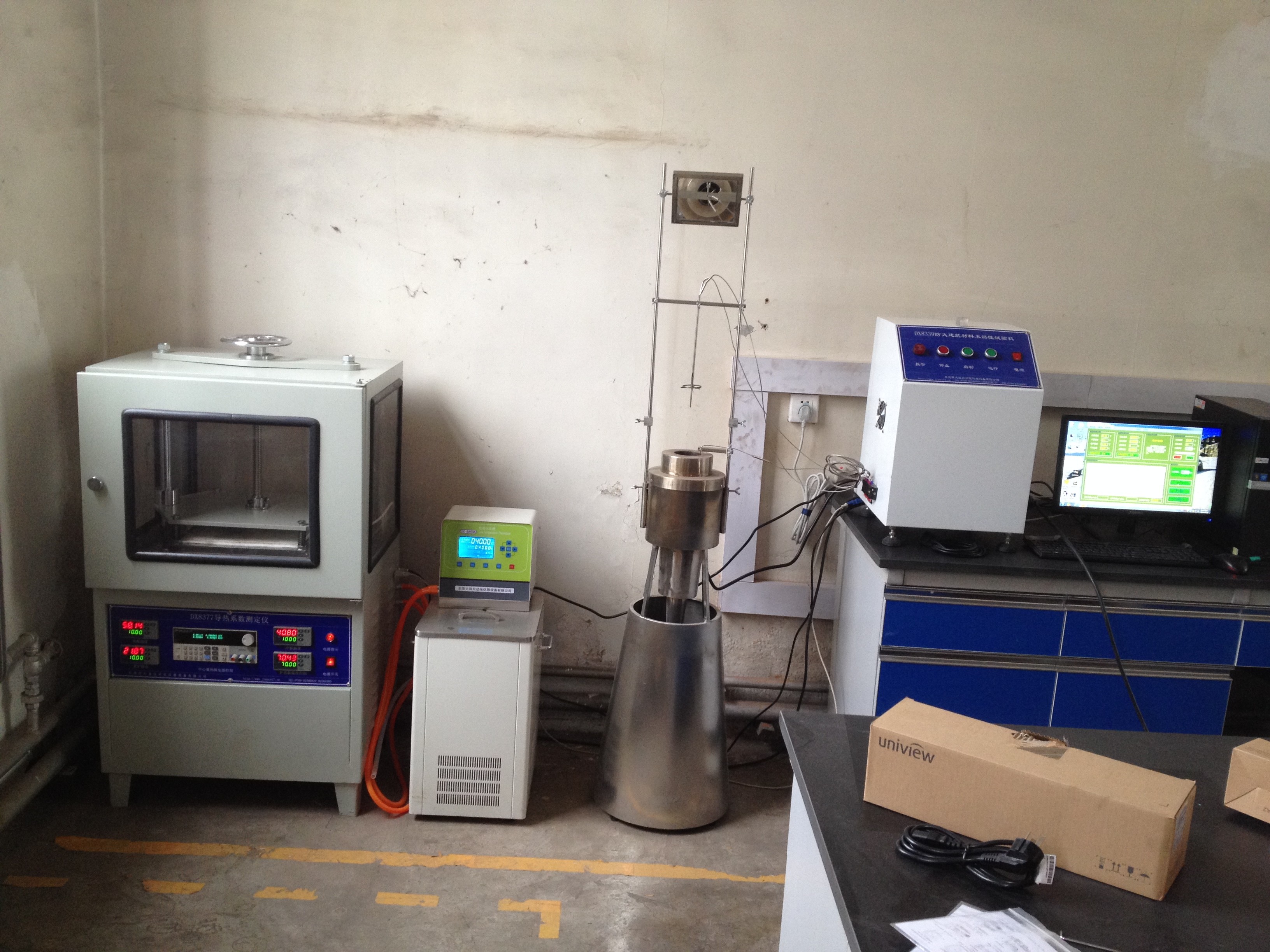 EN ISO 1182 Non Combustibility Flammability Testing Equipment For ...