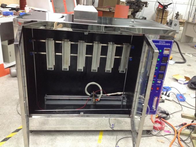 Horizontal Fire Testing Equipment , Foam Vertical Flammability Chamber